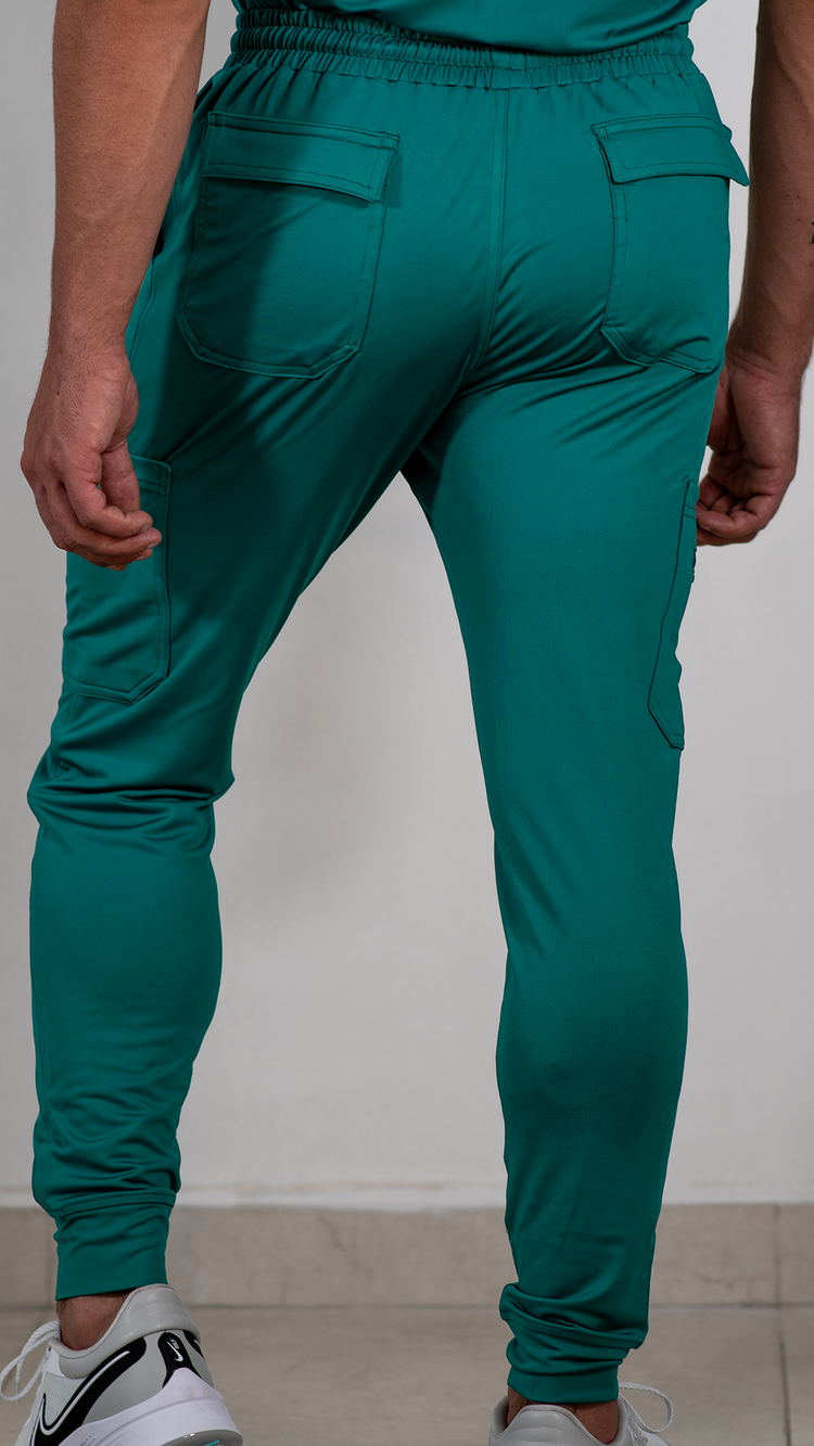 Men's Scrub Jogger Pants 901 Emerald Green Super Stretch – S-FOR-ME Scrubs